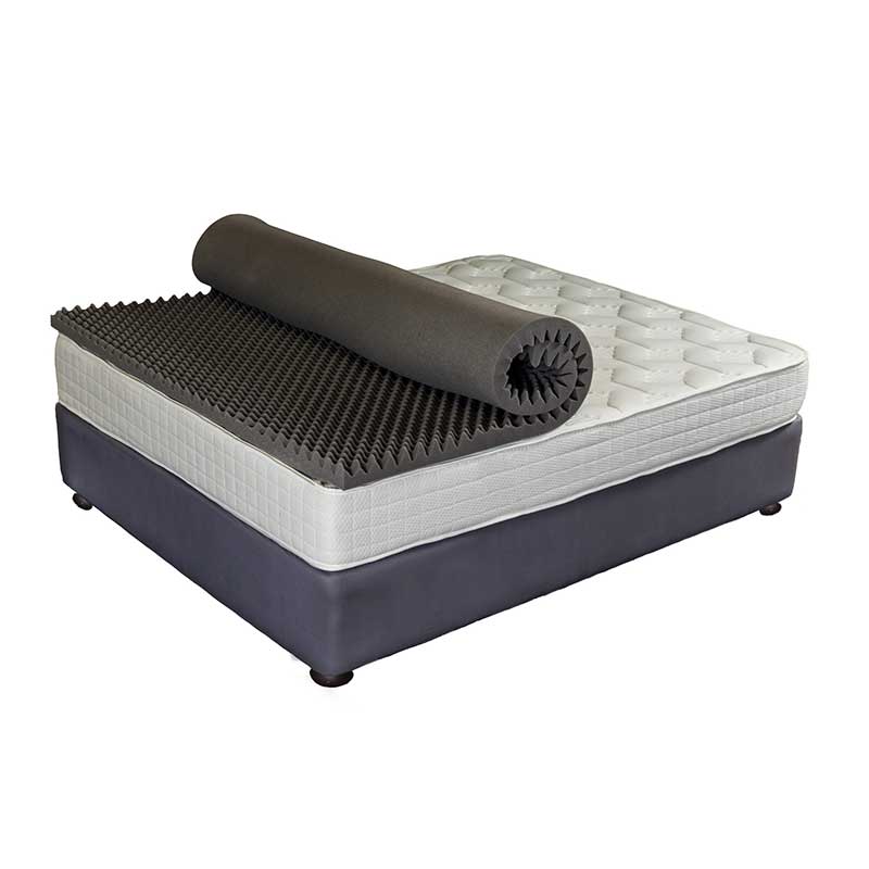 Convoluted Foam Topper/Overlay Grey – Driftaway Beds